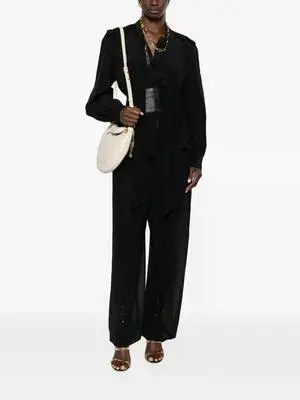 Chloé Lace-trim Pussy-bow Shirt