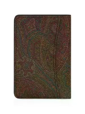 Etro Arnica Document And Card Holder - Brown