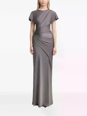 GEMY MAALOUF Asymmetrical Draped Dress