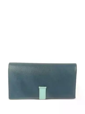 Hermès 2016 Bearn Trifold Wallet - Blue