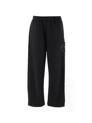 BILLIONAIRE Logo-patch Wide-leg Trousers