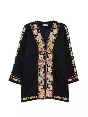 BODE Embroidered Feather Runner Jacket