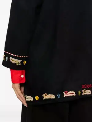 BODE Embroidered Feather Runner Jacket