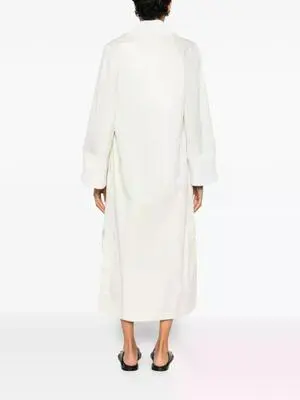 BY MALENE BIRGER Moldoa Ribbed-knit Trim Midi Dress