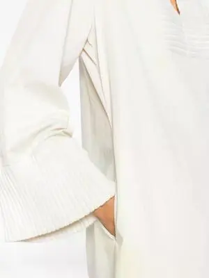 BY MALENE BIRGER Moldoa Ribbed-knit Trim Midi Dress