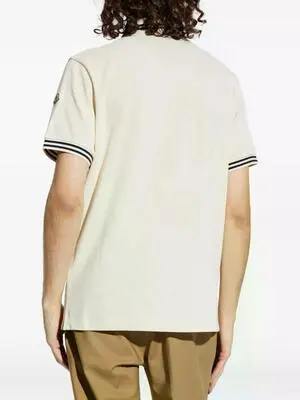 Moncler Logo-embroidered Polo Shirt