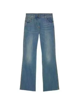 Momoni Fuego Stud-embellished Jeans - Blue