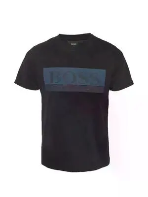 BOSS Graphic-print Crew-neck T-shirt - Blue