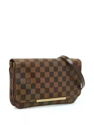 LOUIS VUITTON Damier Ebene Pm Hoxton Shoulder Bag - Brown