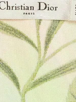 Dior Silk Floral Print Top