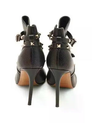 Valentino Garavani Rockstud Open-toe Ankle Boots