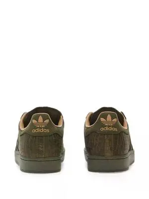 Adidas Superstar Ii Croc-effect Sneakers