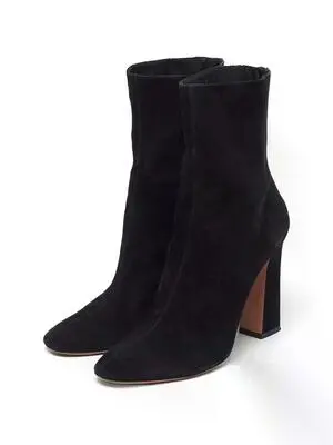 AQUAZZURA Brooklyn Zip-up Ankle Boots