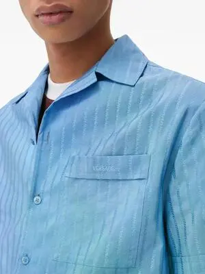 Versace Jacquard Cotton-silk Regular Shirt