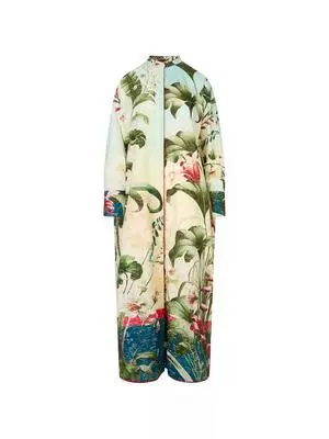 F.R.S FOR RESTLESS SLEEPERS Molpadia Floral-print Maxi Dress - Blue