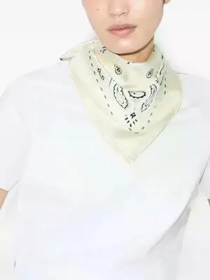 Tory Burch Beaded Bandana Triangle Scarf