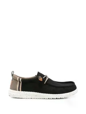 HEY DUDE Wally Slip-on Shoes - Black