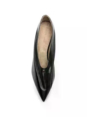 Khaite Miriam Leather Heeled Pumps
