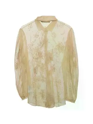 Ralph Lauren Embroidered Lace Shirt - Neutrals