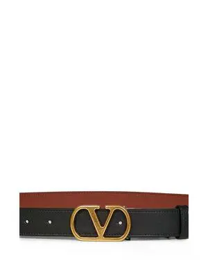 Valentino Garavani Vlogo Signature Reversible Belt - Black