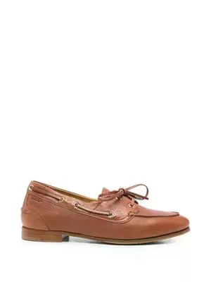 Bally Lace-up Leather Derby Shoes - Brown