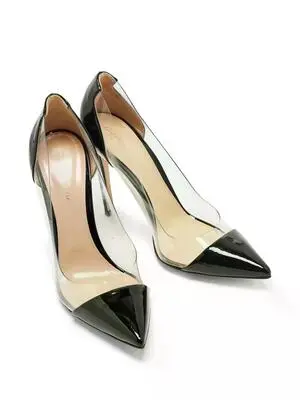 GIANVITO ROSSI Plexi Patent Leather Pumps