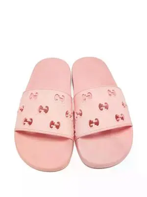 Gucci Embossed Logo Slides