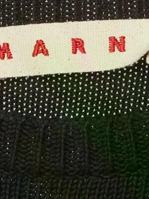 Marni Logo Intarsia Knit Sweater