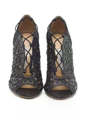 JIMMY CHOO Kalipso Laser-cutout Ankle Boots