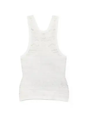Nanushka Raisie Lace Racerback Tank Top