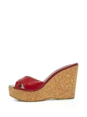 JIMMY CHOO Prima Wedge Sandals