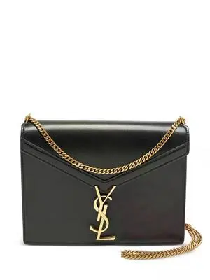 Saint Laurent Cassandra Chain Shoulder Bag - Black