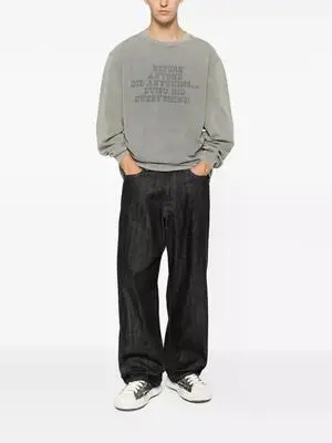 EVISU Printed Long-sleeve T-shirt