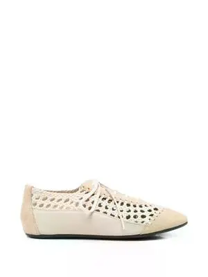Hereu Woven Leather Sneakers - Neutrals