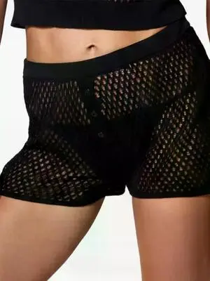 Kiki De Montparnasse Open-knit Shorts