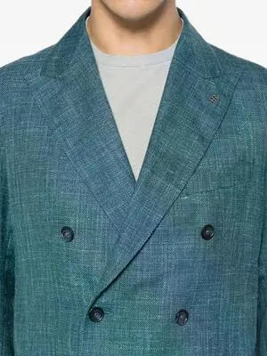 Tagliatore Double-breasted Peak-lapel Blazer