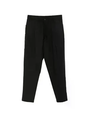 YES LONDON Pleated Front Cropped Trousers