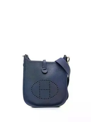 Hermès 2019 Clemence Evelyne 16 Amazone Crossbody Bag - Blue