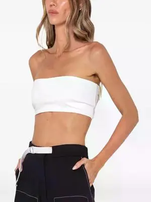 JBQ Ribbed Bandeau Top - Black