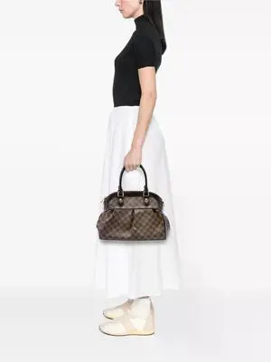 LOUIS VUITTON Damier Ebene Trevi Pm Satchel
