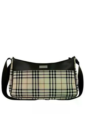 Burberry House Check Canvas Shoulder Bag - Neutrals