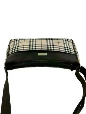Burberry House Check Canvas Shoulder Bag