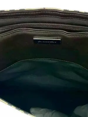 Burberry House Check Canvas Shoulder Bag