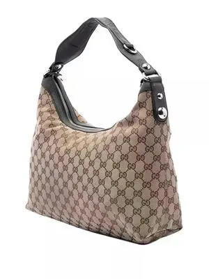 Gucci Gg Canvas Icon Bit Satchel