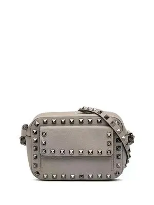 Valentino Garavani Rockstud Camera Crossbody Bag - Grey