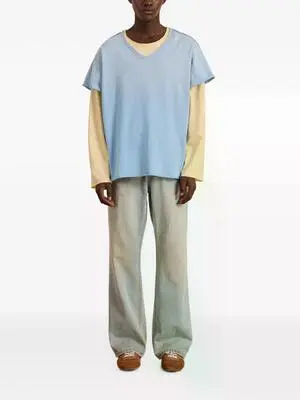 FOUND Distressed Sunfade-wash T-shirt