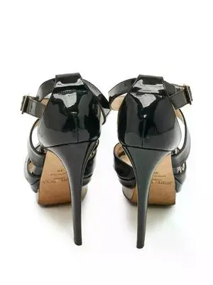 JIMMY CHOO Kuki Criss-cross Platform Stiletto Sandals