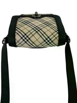 Burberry Nova Check Canvas Crossbody Bag