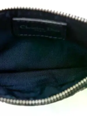 Dior Diorissimo Trotter Canvas Wristlet Pouch
