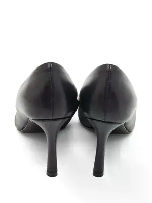 LOUIS VUITTON Leather Pointed Toe Stiletto Heel Pumps